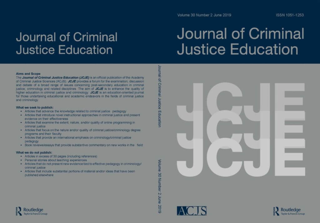 Journal of Criminal Justice Education - Academy of Criminal Justice ...